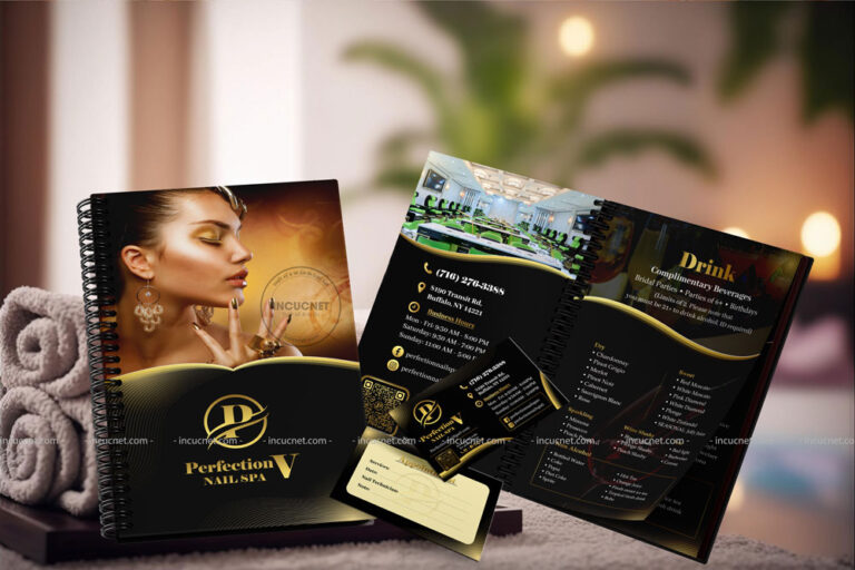 Thiết kế menu nails chuyên nghiệp đẹp hút hồn - In cực nét