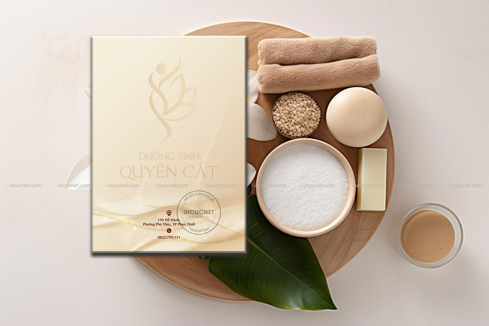 Bí quyết thiết kế menu spa độc đáo và sang trọng - In cực nét