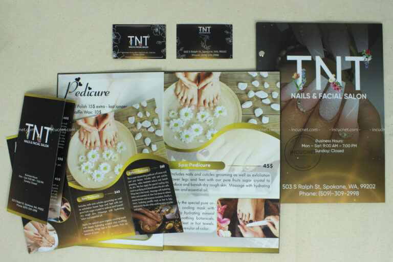 Thiết kế menu nails chuyên nghiệp đẹp hút hồn - In cực nét