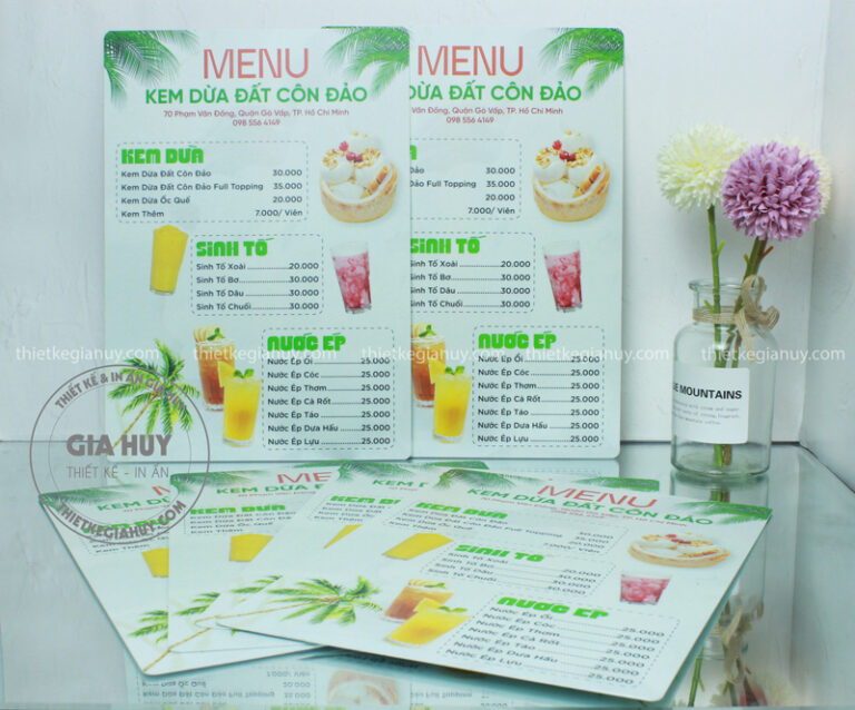 Tổng hợp những mẫu menu bảng hot trend 2026