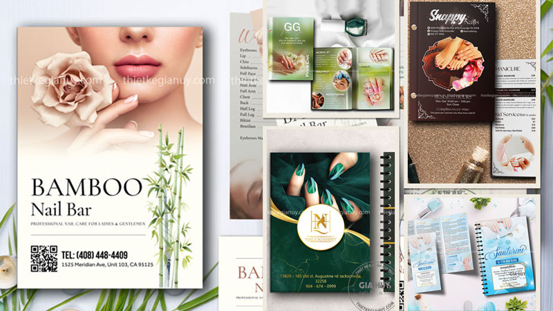 Top 5 Mẫu Menu Nails Tiếng Anh Đẹp và Chất Lượng - In cực nét