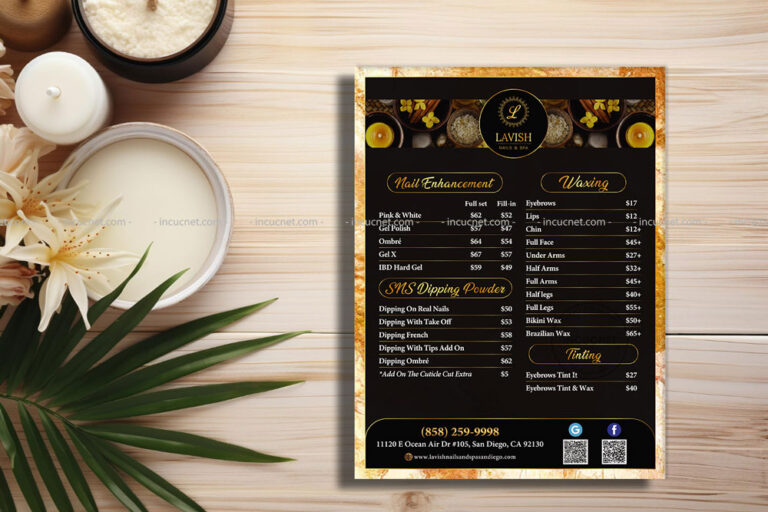 999+ Mẫu In Menu Spa Sang Trọng Và Bền Đẹp - In cực nét