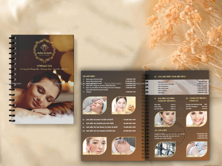 999+ Mẫu In Menu Spa Sang Trọng Và Bền Đẹp - In cực nét